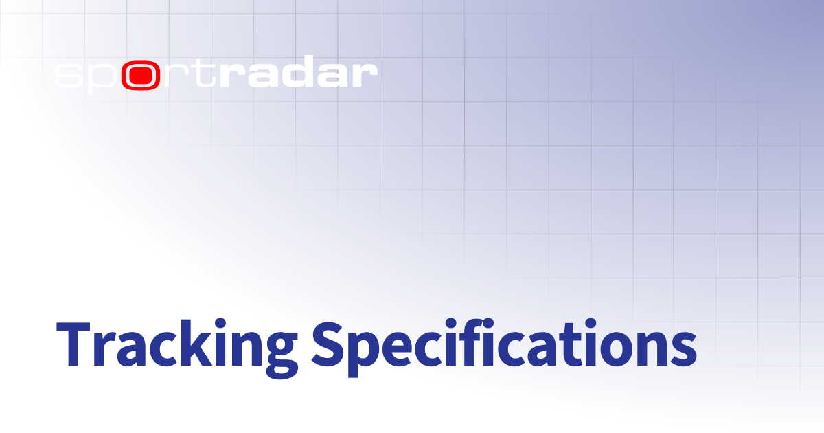 Tracking Specifications | ad:s | Customer Documentation