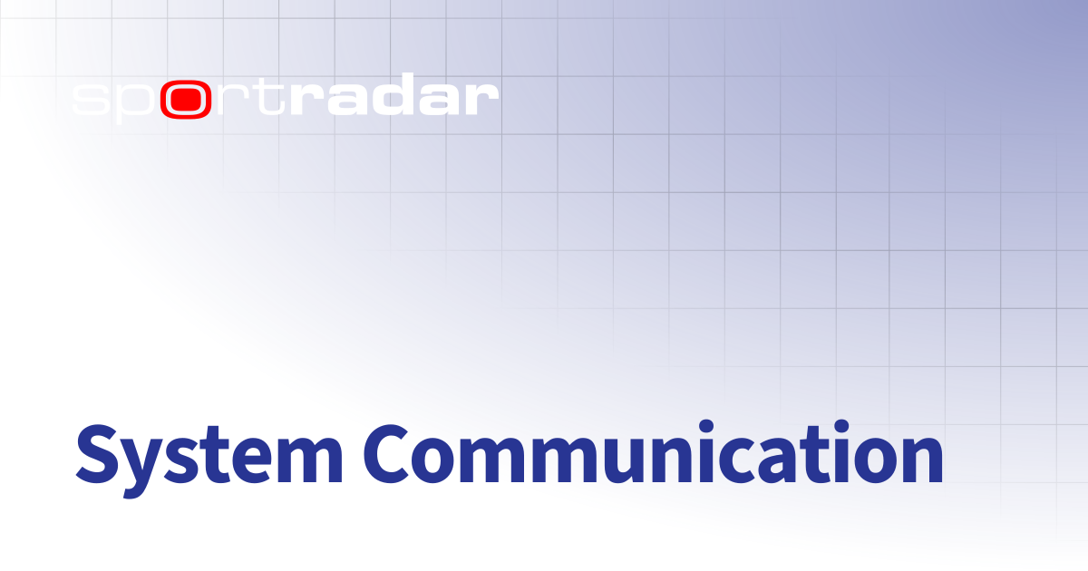 System Communication | Live Data | Customer Documentation