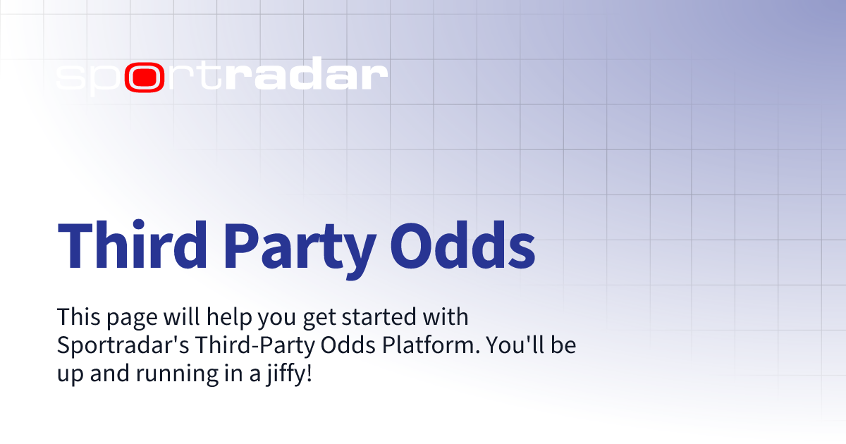 Third Party Odds | Third Party Odds | Customer Documentation