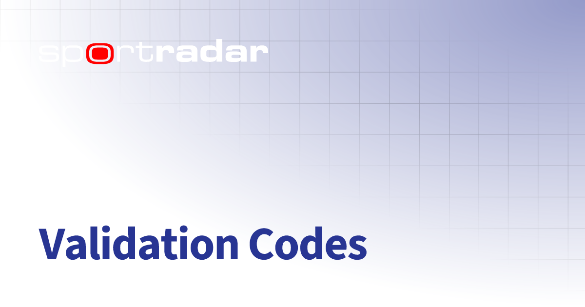 Validation Codes | Transaction 3.0 API | Customer Documentation