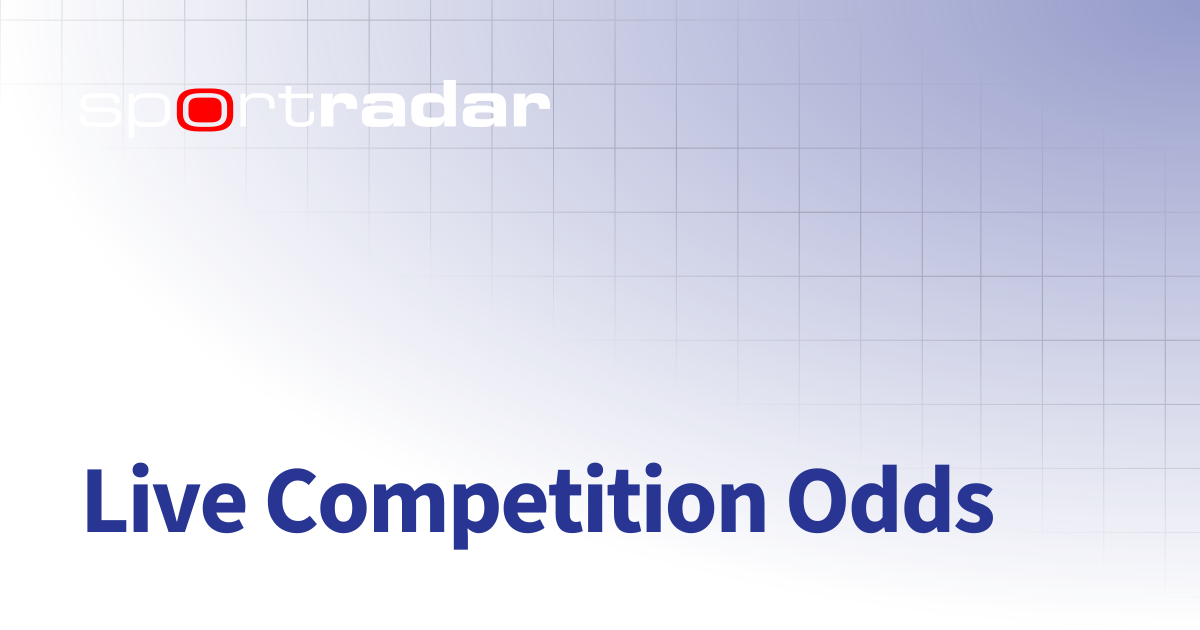 Live Competition Odds | Unified Odds Feed (UOF) | Customer Documentation